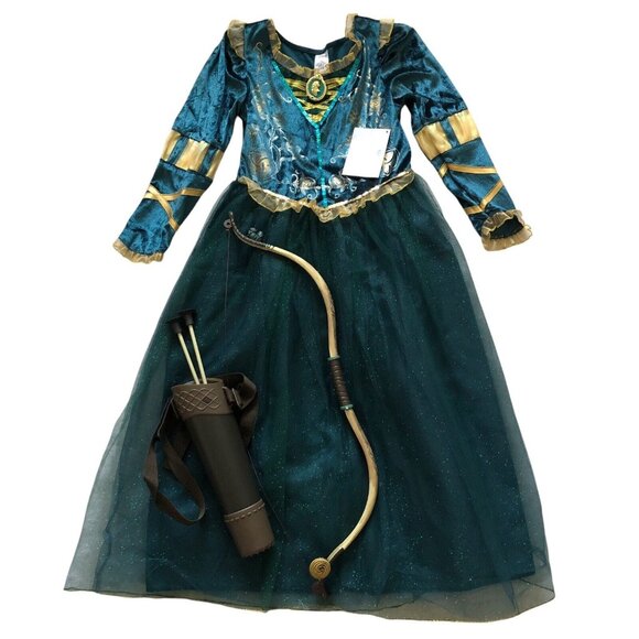Disney | Costumes | Disney Store Merida Dress Size 9 Costume Princess W ...